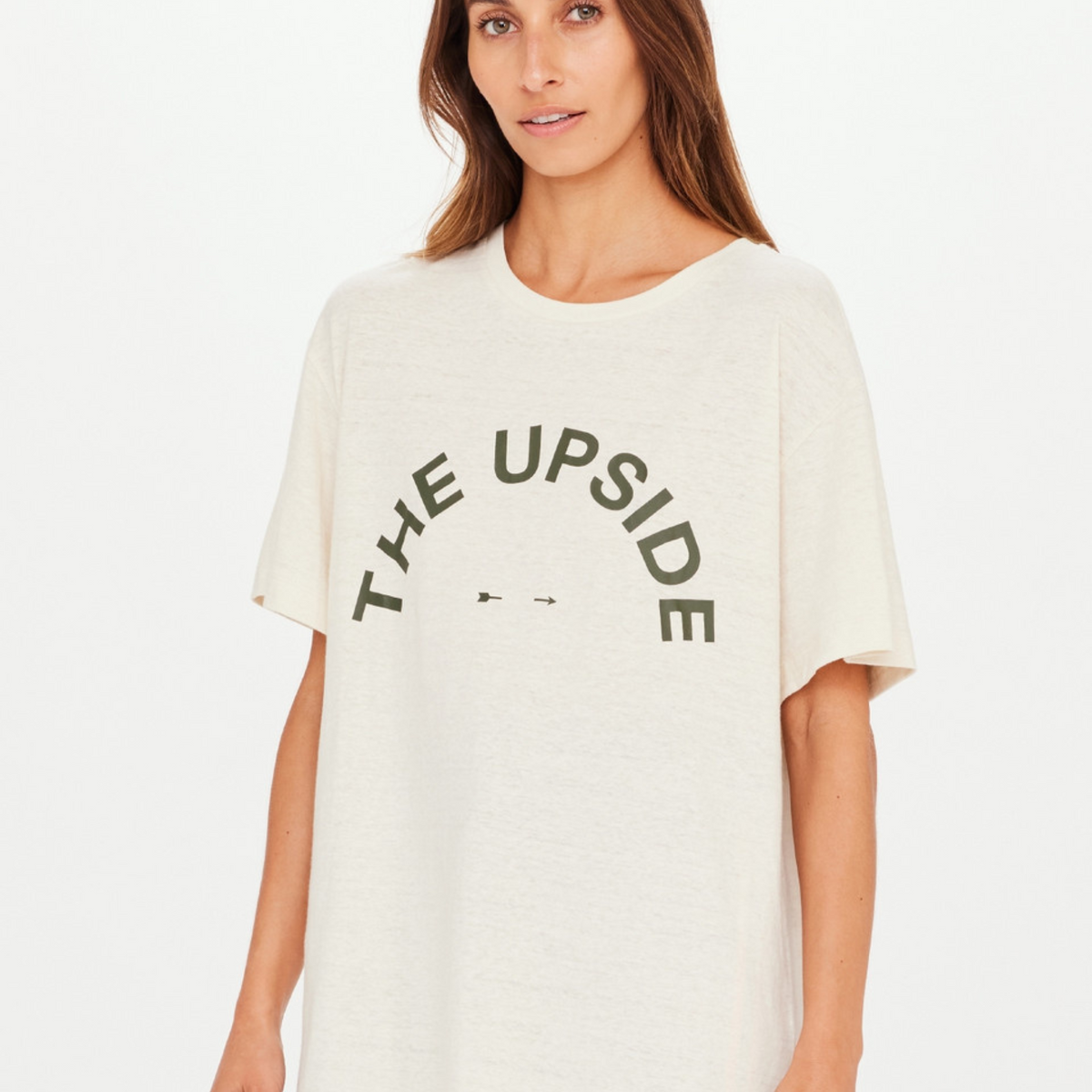 Shop The Upside Sam Tee in Oat at She Creates Stories - Singapore
