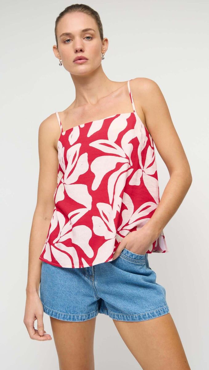 Staple the Label - Serata Cami - Red – She Creates Stories